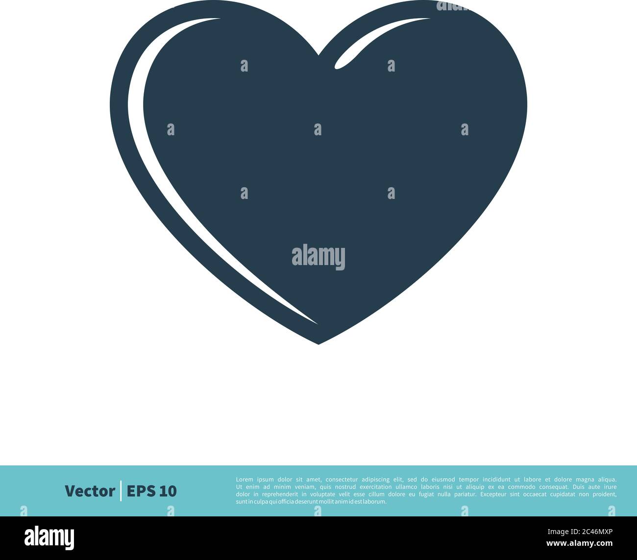Heart Icon Vector Logo Template Illustration Design. Vector EPS 10 ...