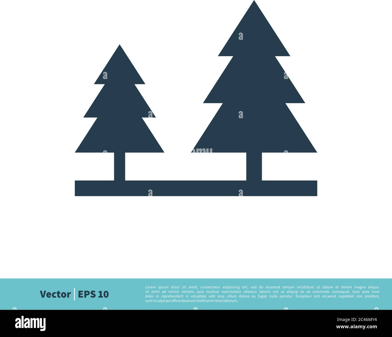 Park/ Forest Icon Vector Logo Template Illustration Design. Vector EPS ...