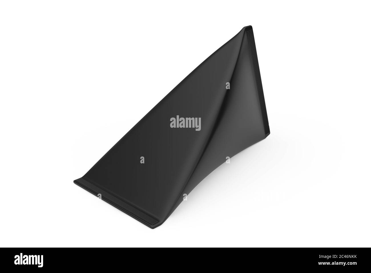Black Cardboard Triangle Box Cream, Juice or Milk Pack Mock Up on a ...