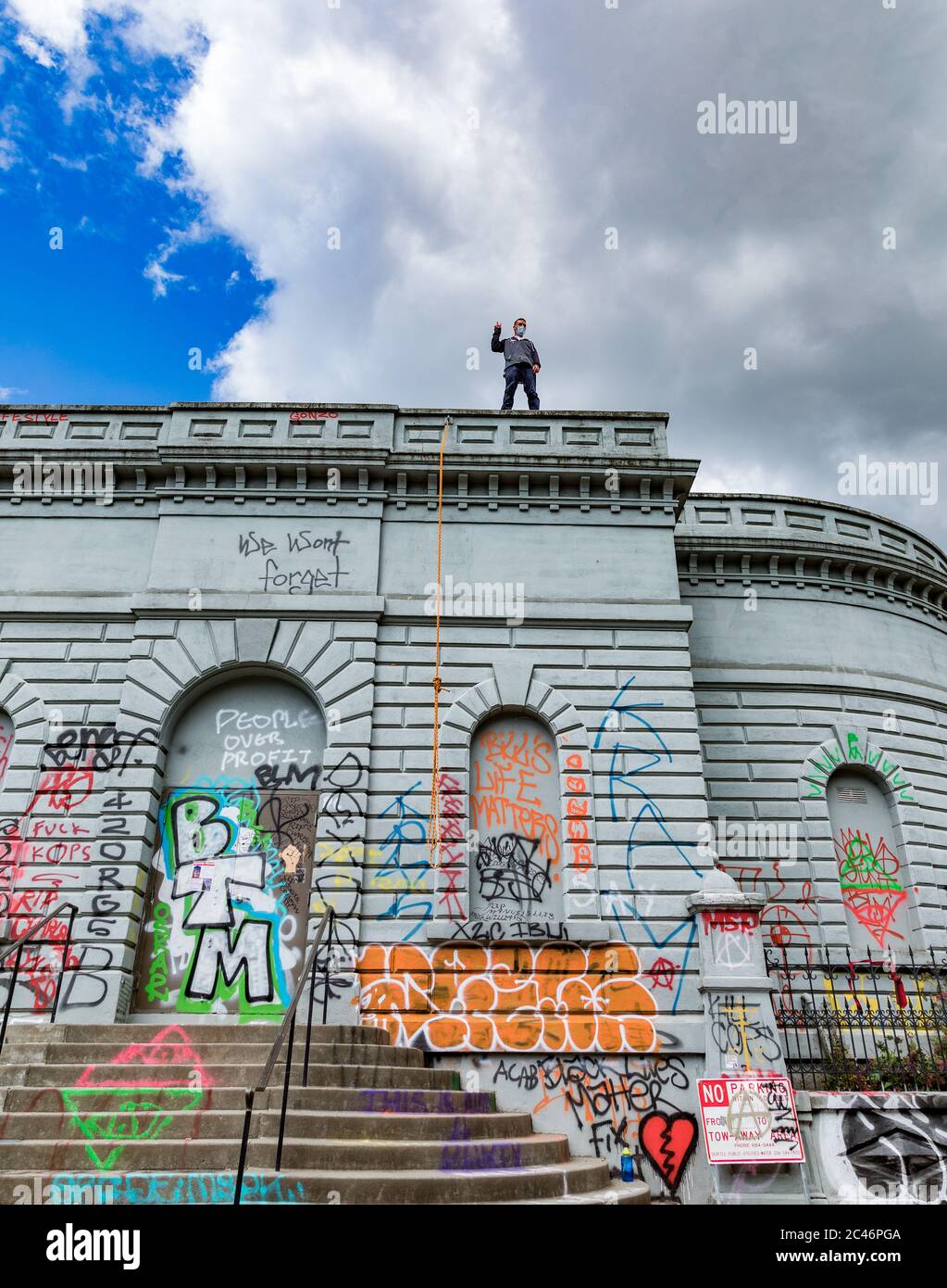 Chaz chop autonomous zone hi-res stock photography and images - Alamy