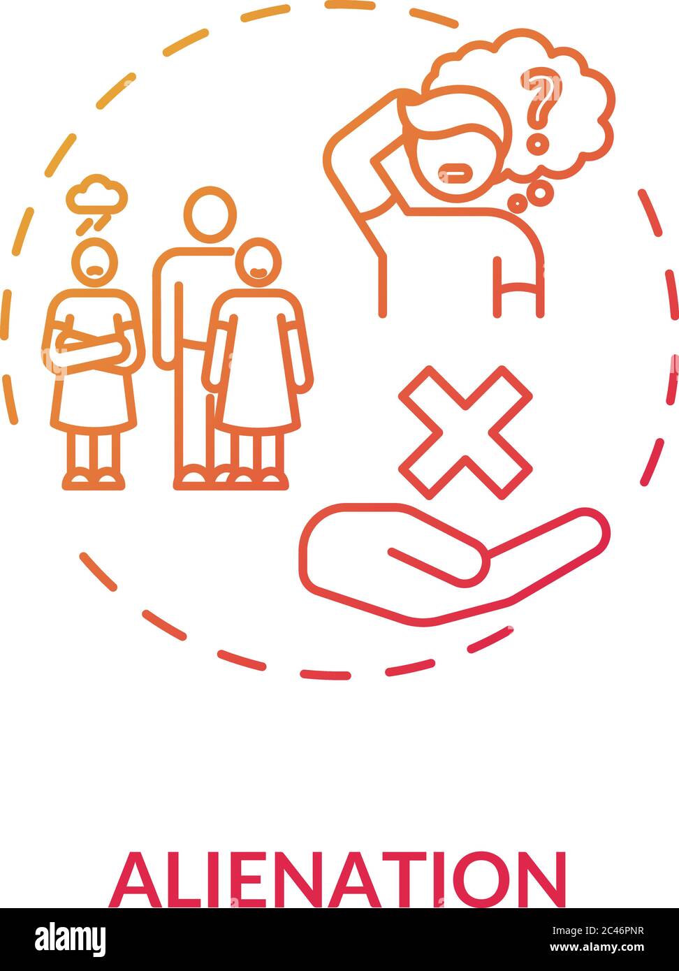 Alienation drawing hi-res stock photography and images - Alamy