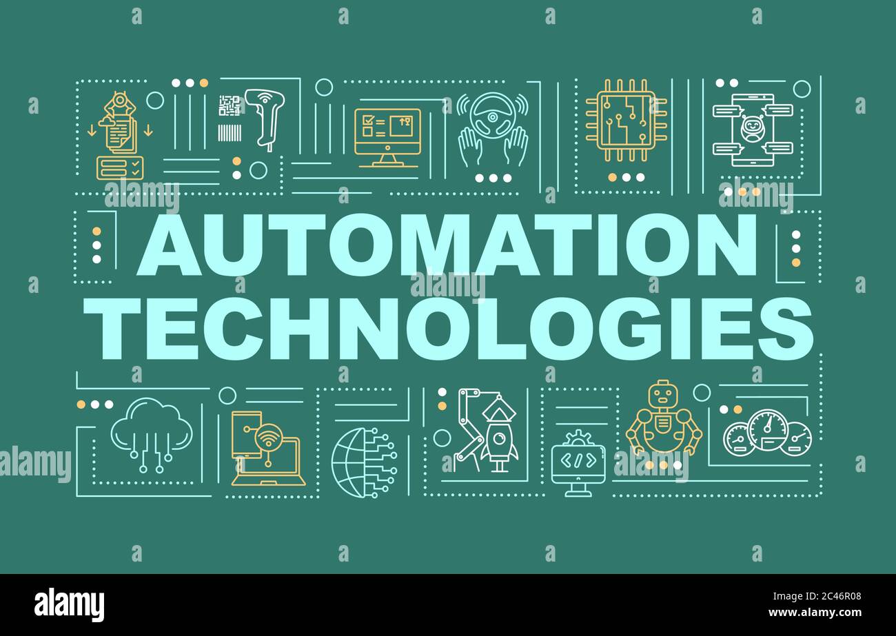 Automation word concepts banner Stock Vector Image & Art - Alamy
