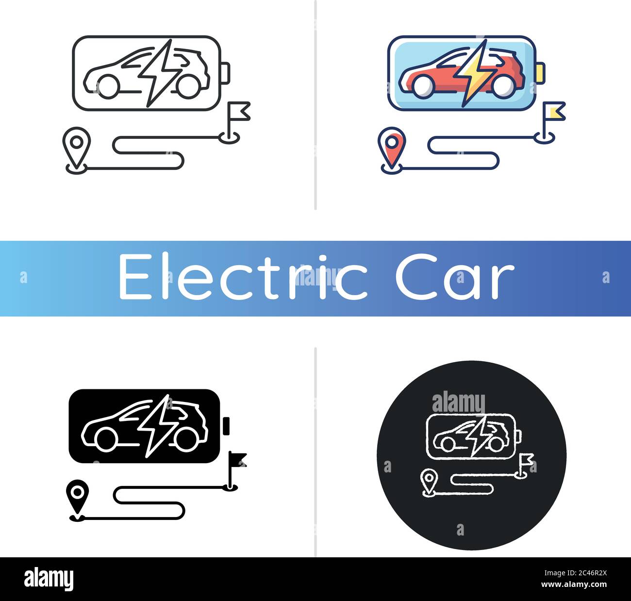 Battery range icon Stock Vector Image & Art - Alamy