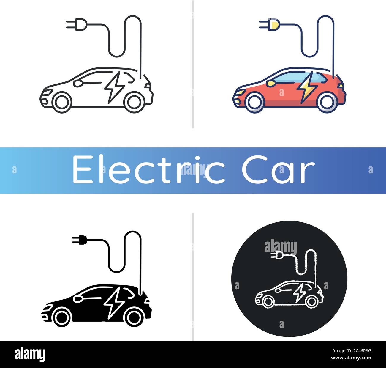 Electric vehicle icon Stock Vector Image & Art - Alamy