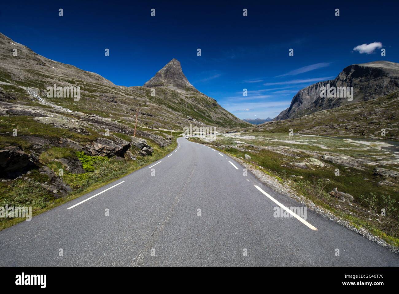 trollstigen scenic road in Norway Stock Photo - Alamy