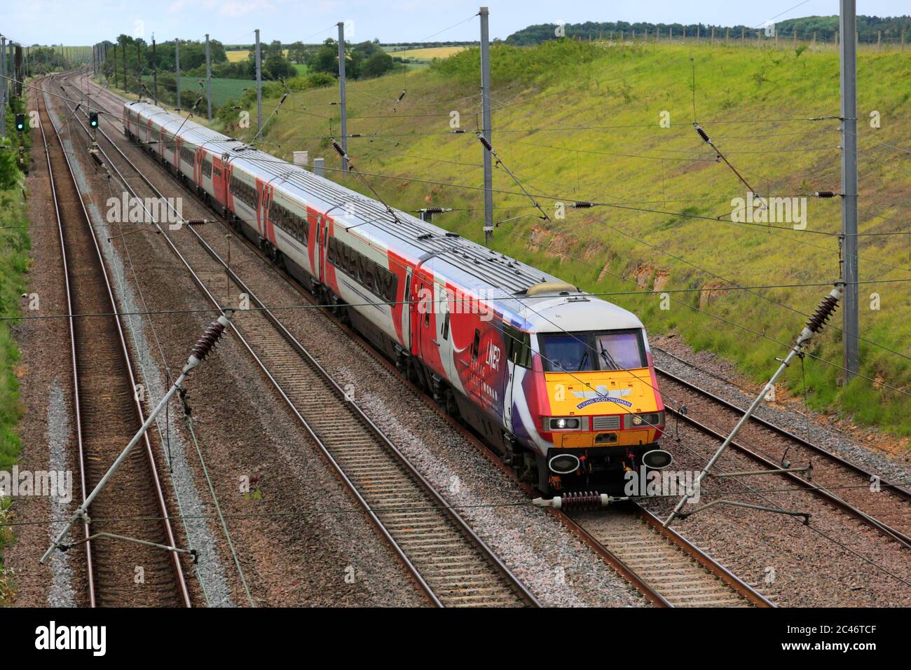The Flying Scotswoman train, 82205, East Coast Main Line Railway ...