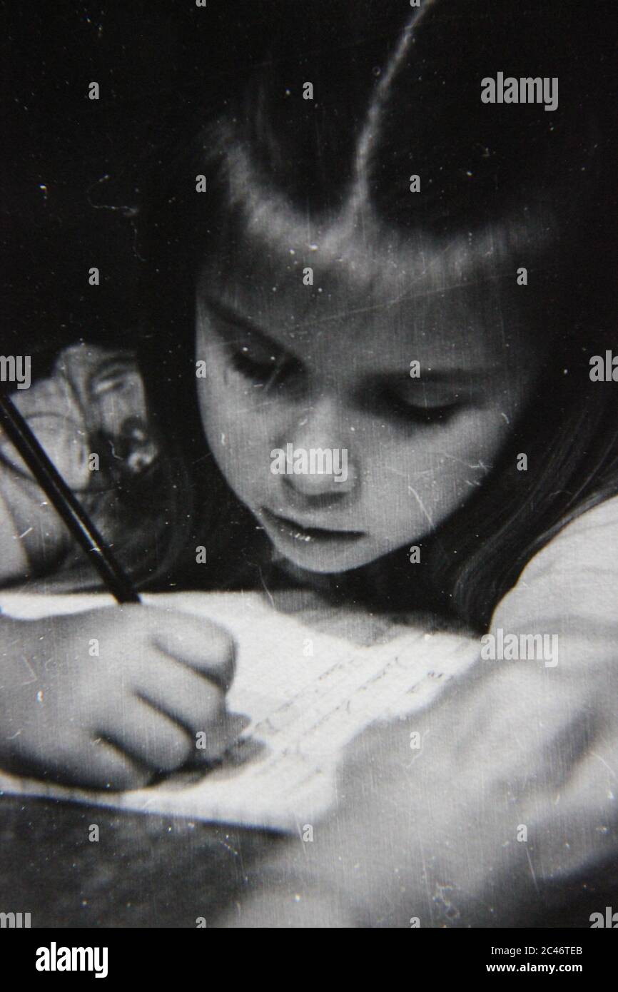 1970s using a pencil hi-res stock photography and images - Alamy