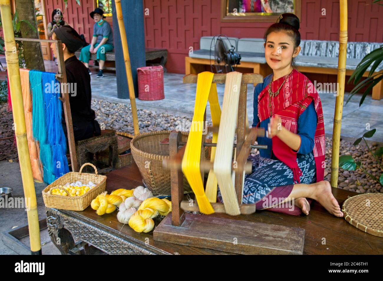 Reeling Silk High Resolution Stock Photography and Images - Alamy