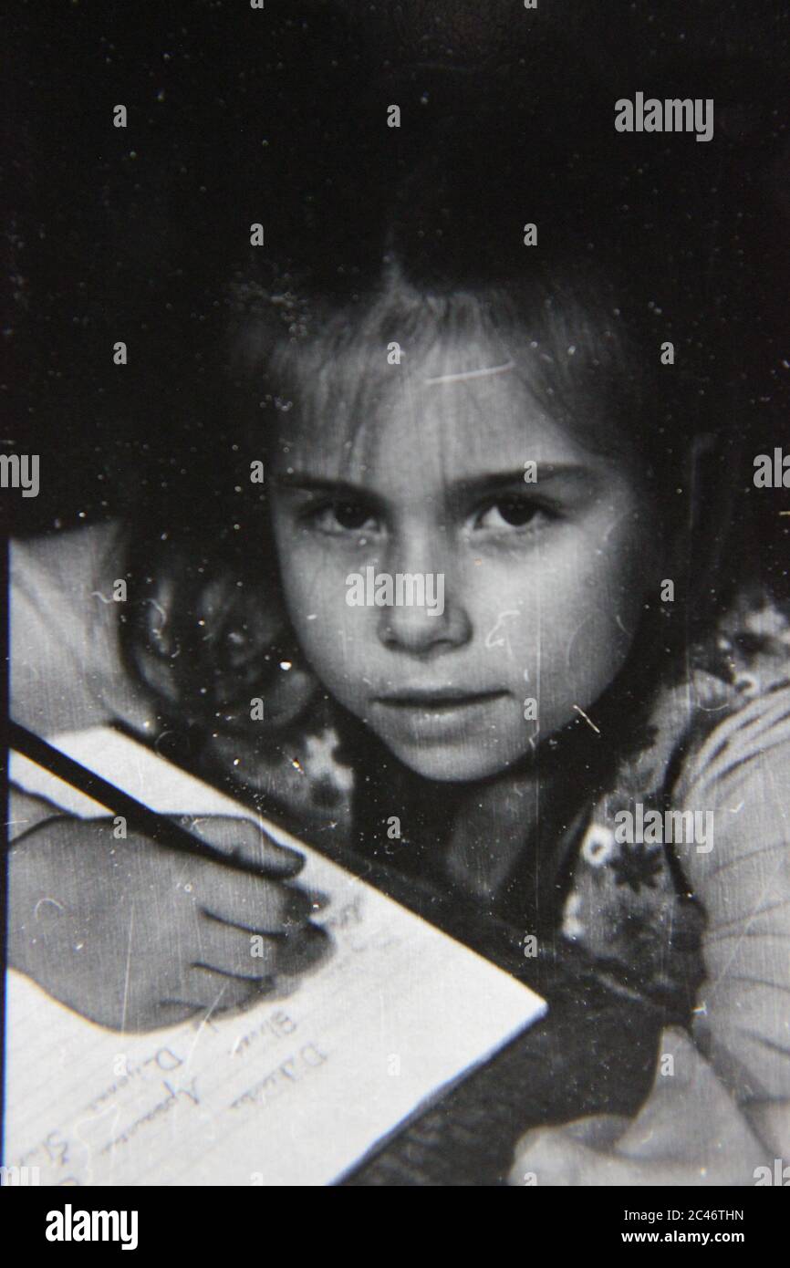 1970s using a pencil hi-res stock photography and images - Alamy