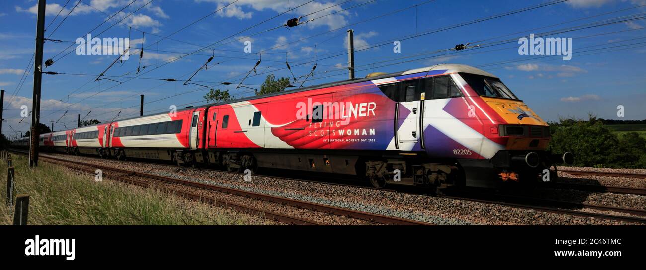 The Flying Scotswoman train, 82205, East Coast Main Line Railway ...