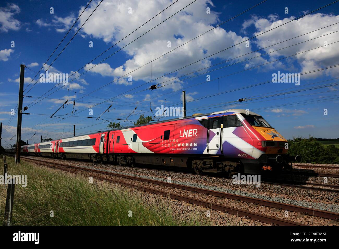 The Flying Scotswoman train, 82205, East Coast Main Line Railway ...