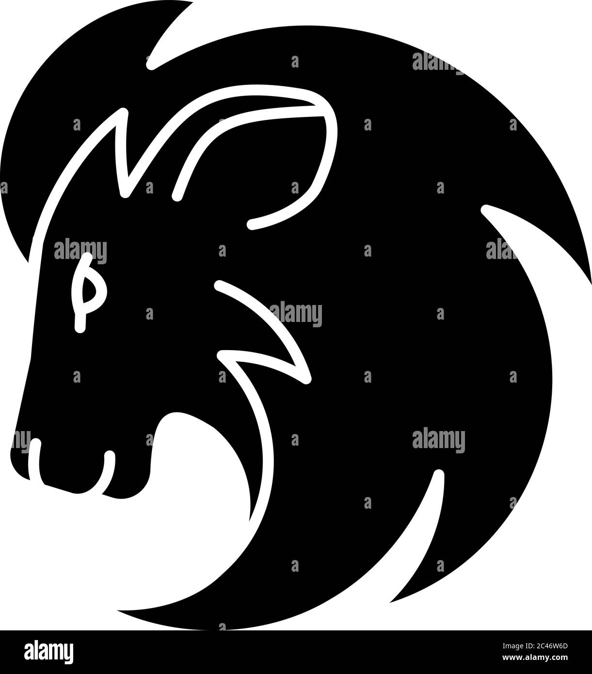 Leo zodiac Black and White Stock Photos & Images - Alamy