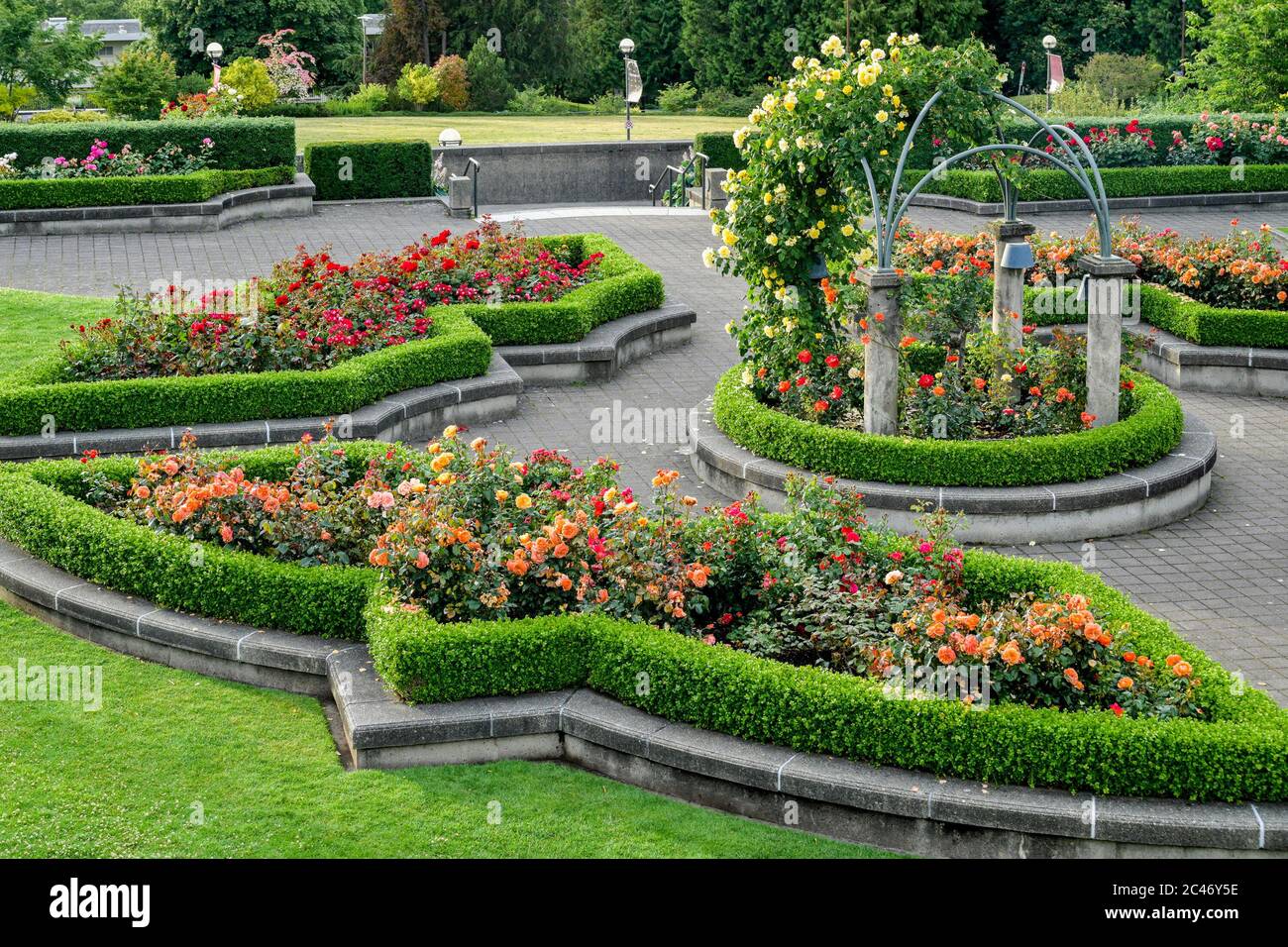 Ubc vancouver rose garden hi-res stock photography and images - Alamy