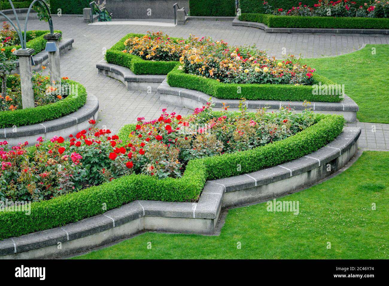 Ubc vancouver rose garden hi-res stock photography and images - Alamy