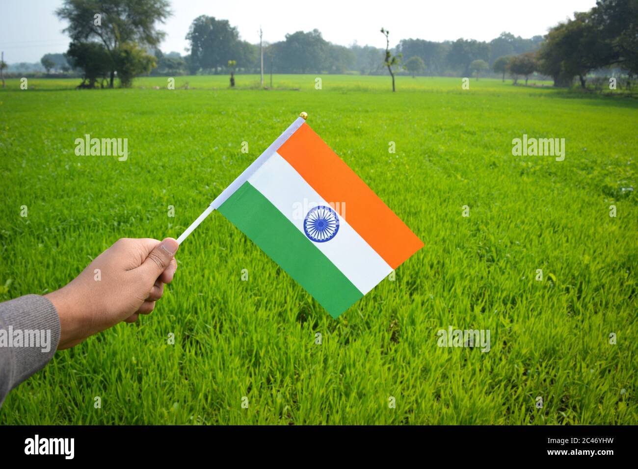 Holding indian flag hi-res stock photography and images - Alamy