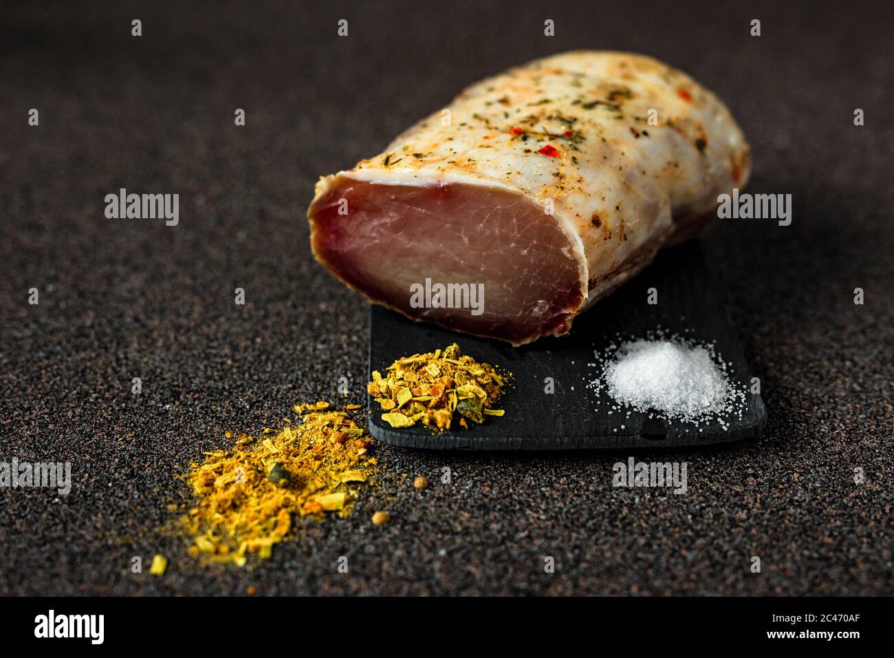 Salt cured meat hi-res stock photography and images - Alamy