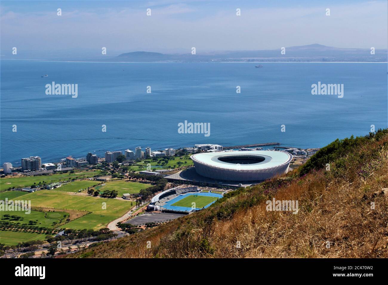 Scenic view of Cape Town Stadium in Africa Stock Photo - Alamy