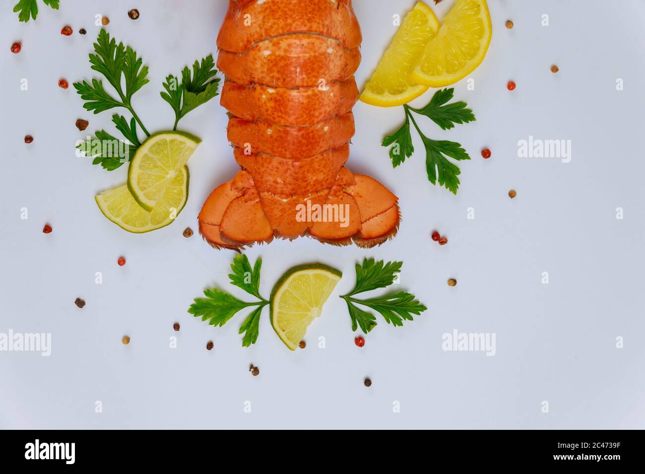 Lobster tails on ice hi-res stock photography and images - Alamy