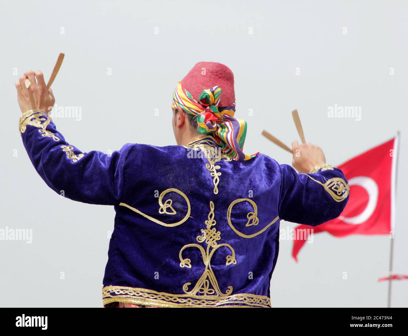 Turkish folklore - authentic clothes Stock Photo - Alamy