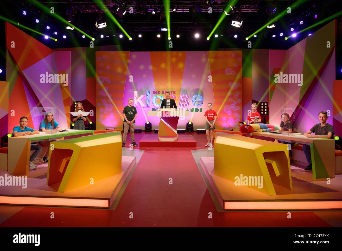 Cologne, Germany. 24th June, 2020. The presenter Malte Arkona is about ...