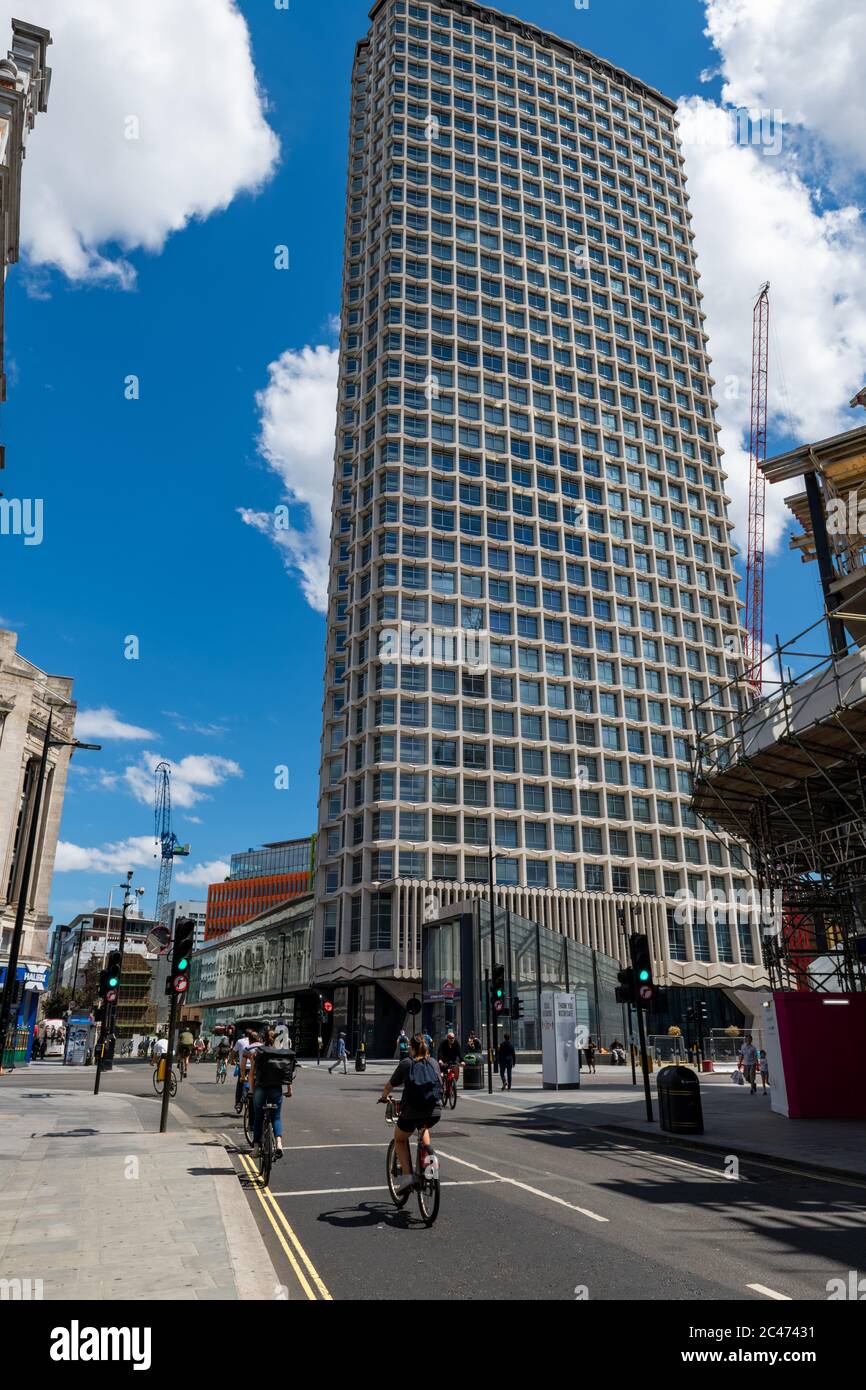 A street view of Centre Point in central London. It is historically ...