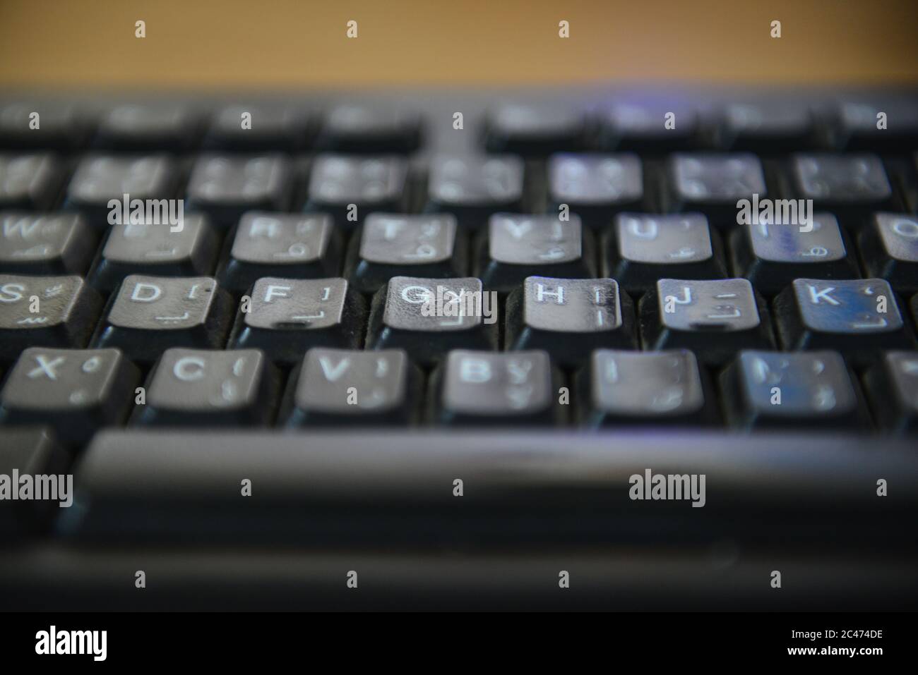Black keyboard ,selective focus Stock Photo - Alamy