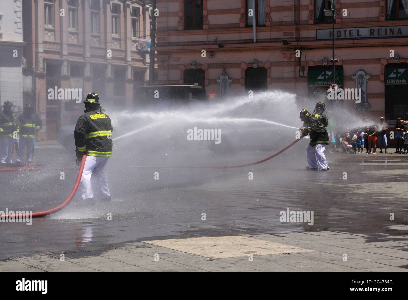 Firemen having fun hi-res stock photography and images - Alamy