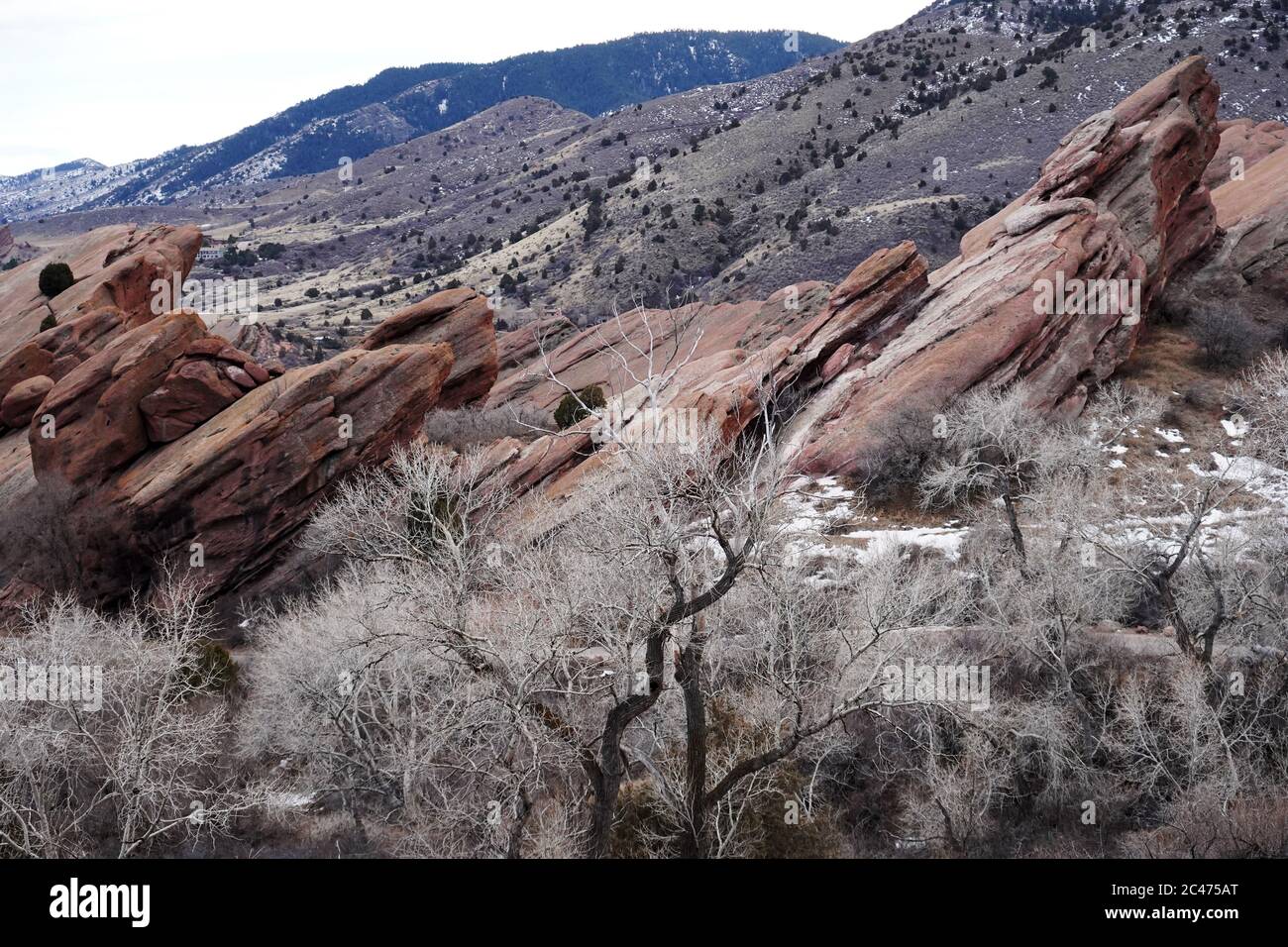 Red Rocks Park in Denver, Colorado Stock Photo - Alamy