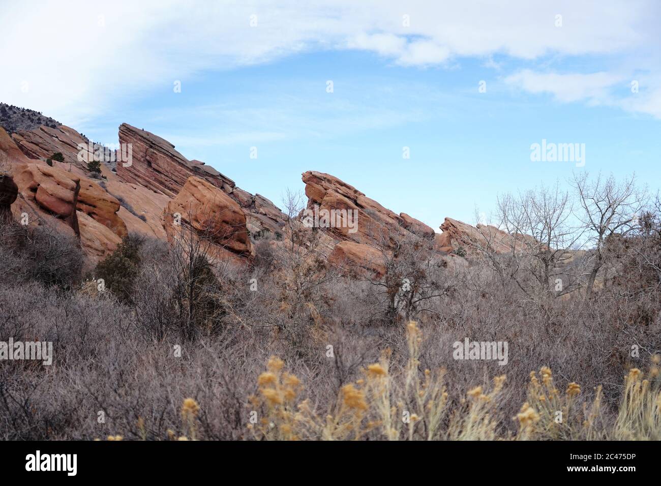 Red Rocks Park in Denver, Colorado Stock Photo - Alamy