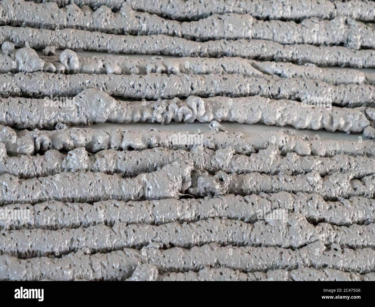 The invoice of polyurethane foam. Horizontal stripes close up Stock ...