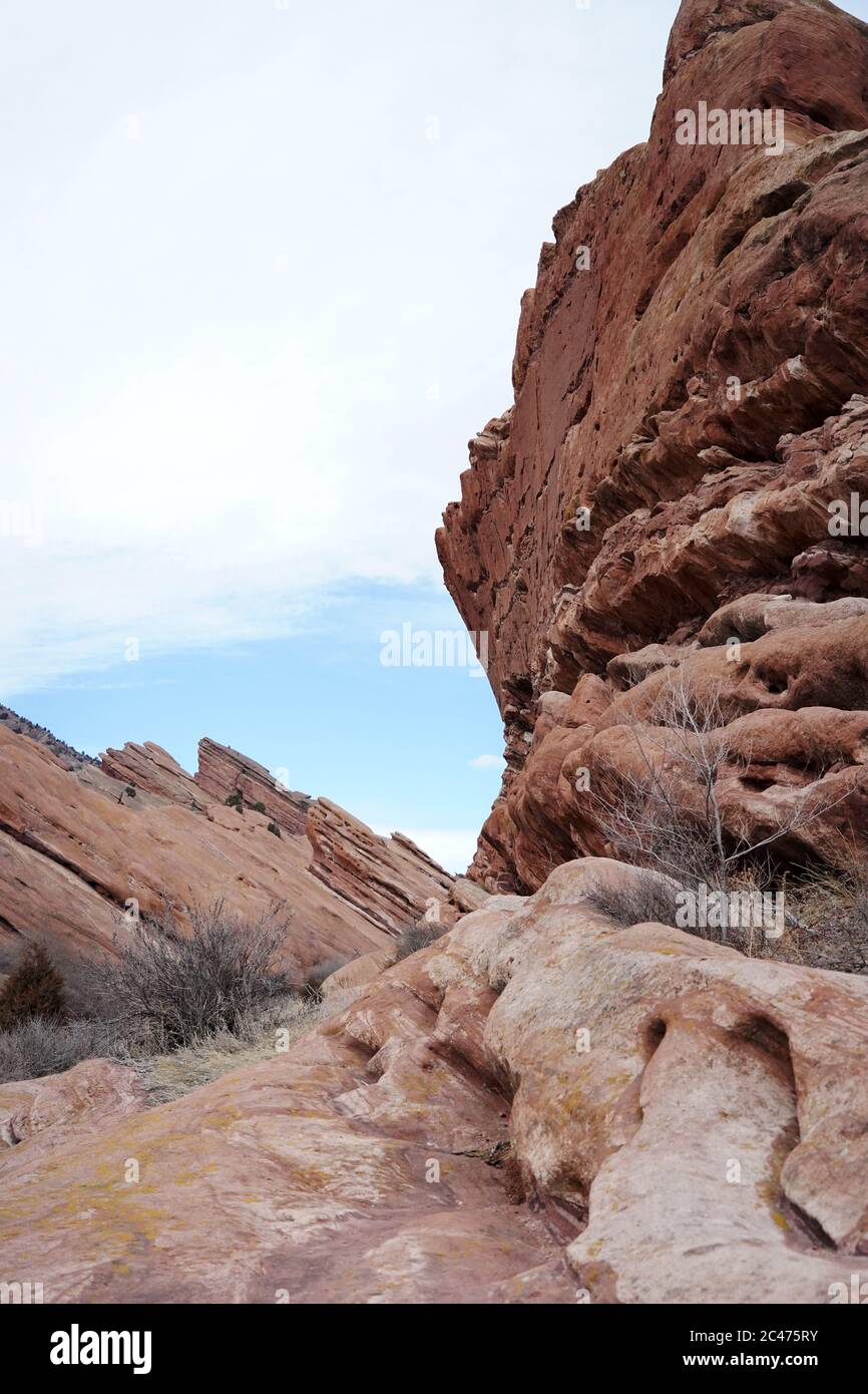 Hiking Trail at Red Rocks Park in Denver, Colorado Stock Photo - Alamy