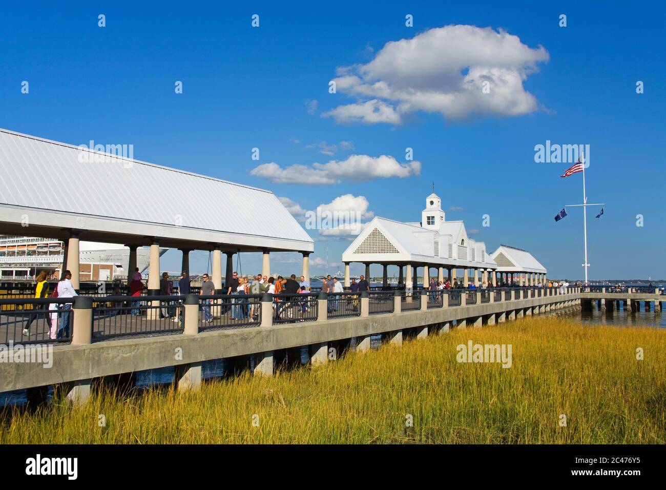 Waterfront Park Pier, Charleston, South Carolina, USA Stock Photo - Alamy