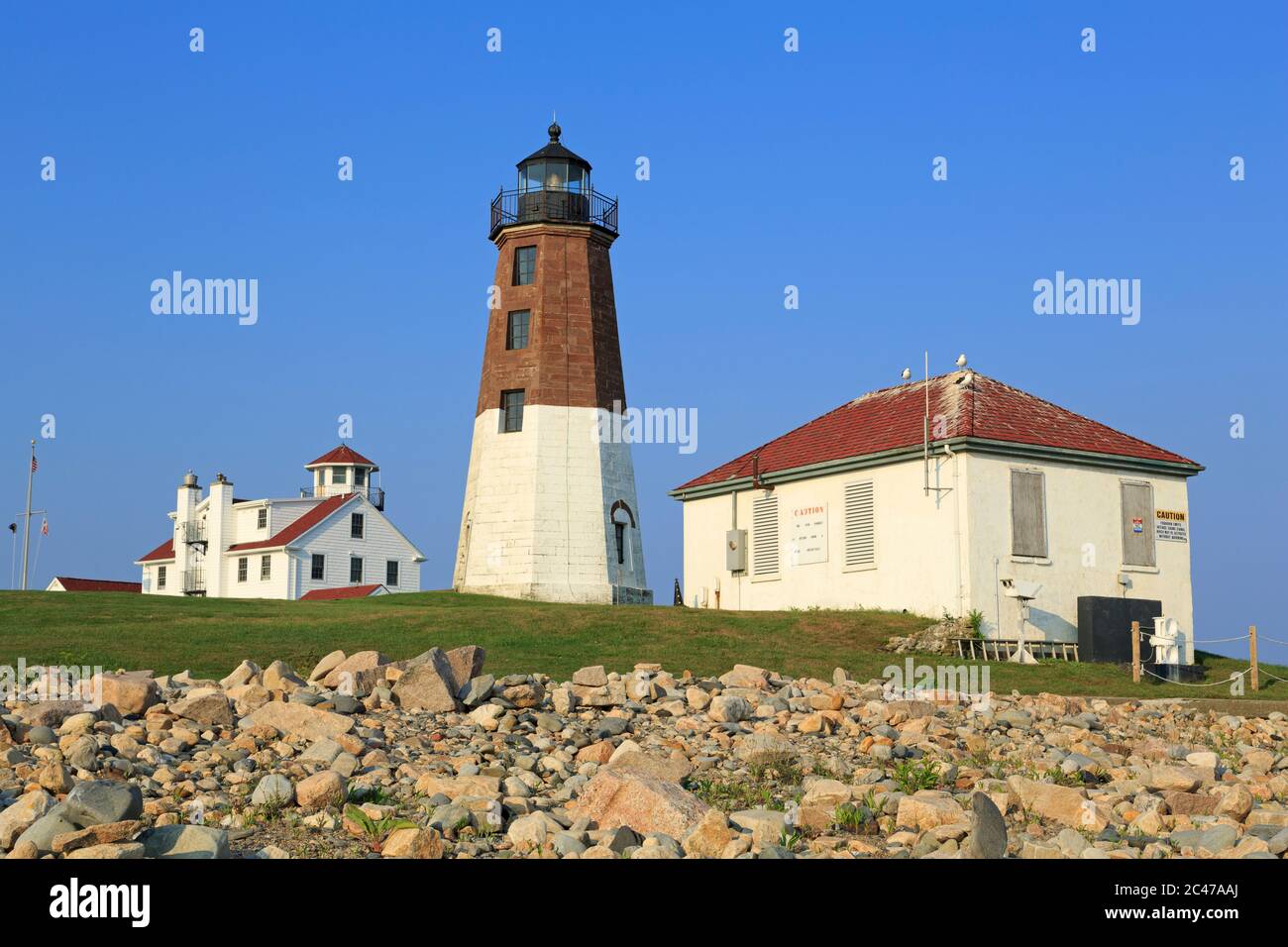 Point judith lighthouse hi-res stock photography and images - Alamy
