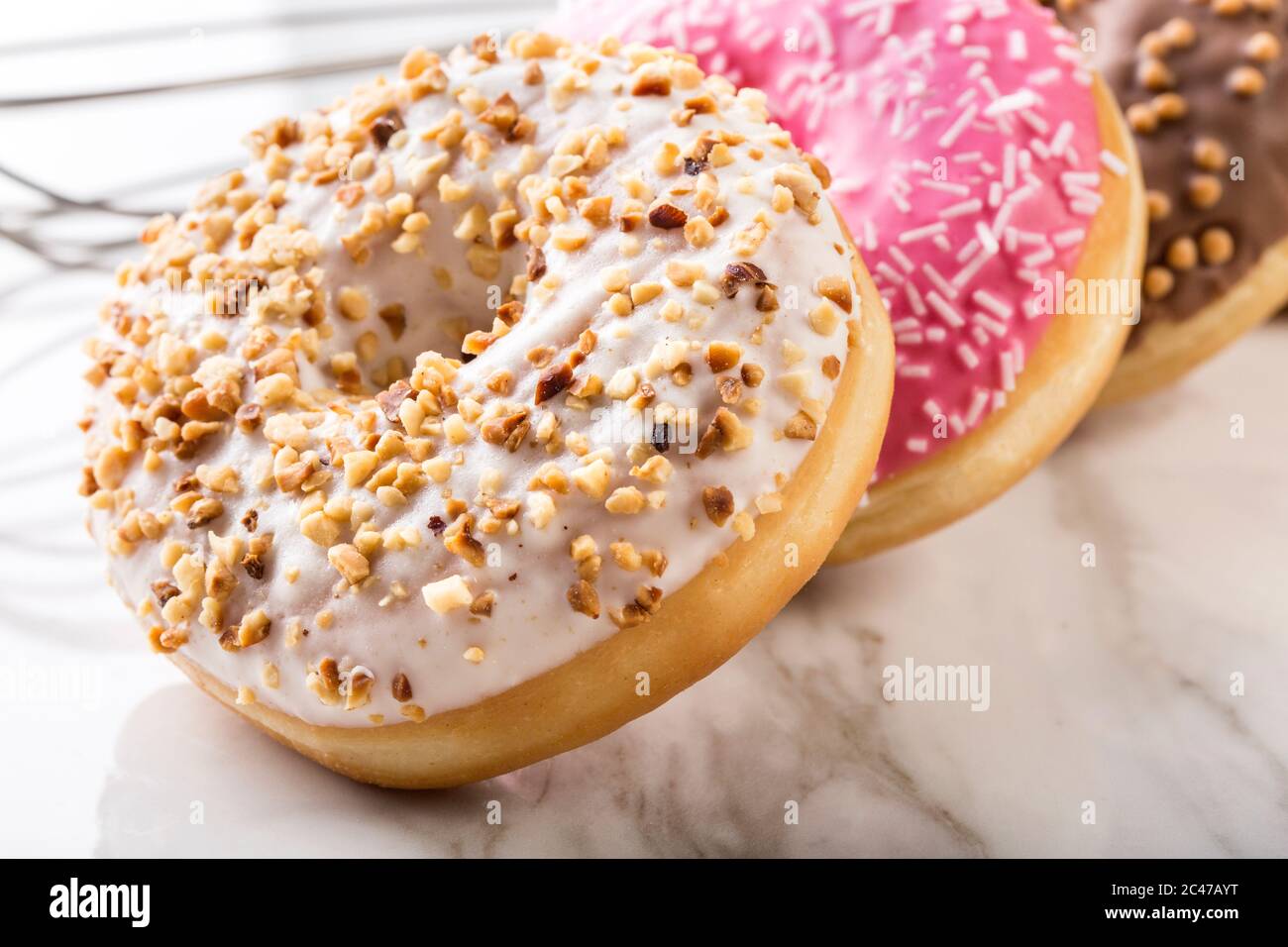 Donuts assorted hi-res stock photography and images - Alamy