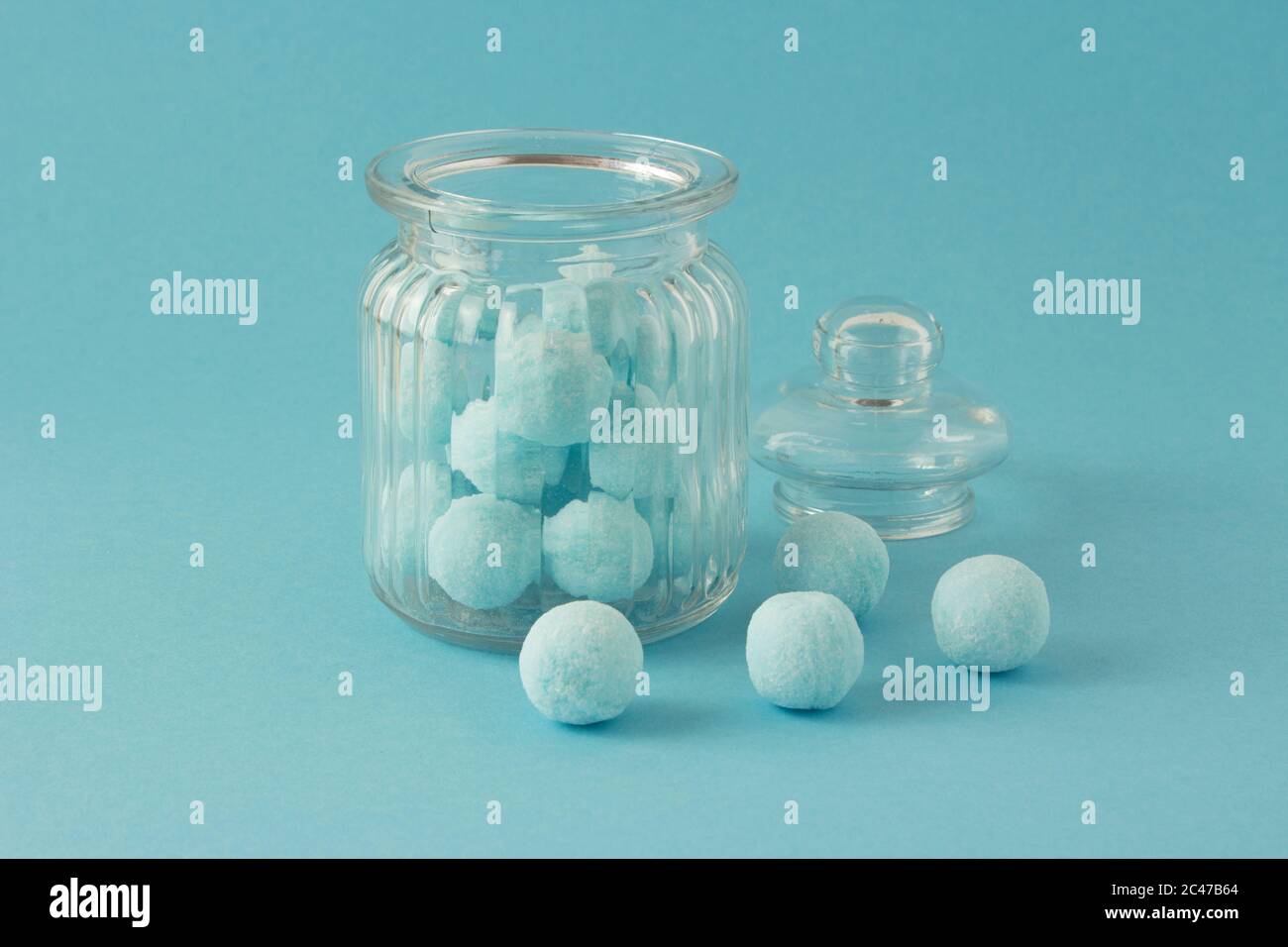 fizzy blue candy Stock Photo - Alamy