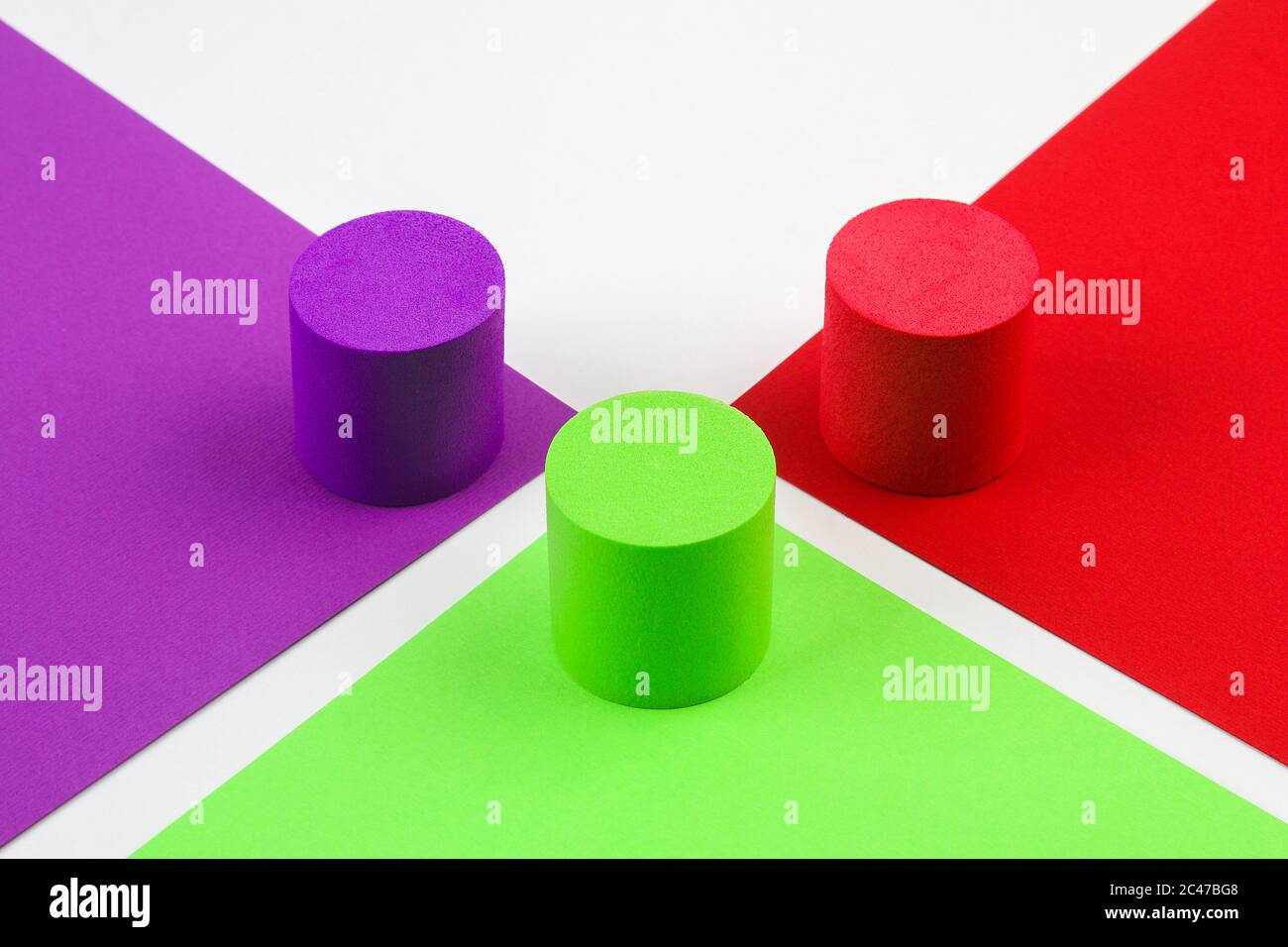 Colored paper in geometric. Bright color paper texture background ...