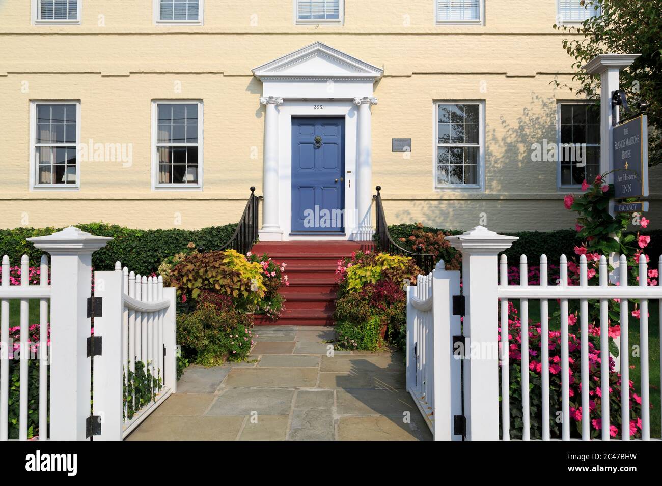 Francis Malbone House, Thames Street, Newport, Rhode Island, USA Stock ...