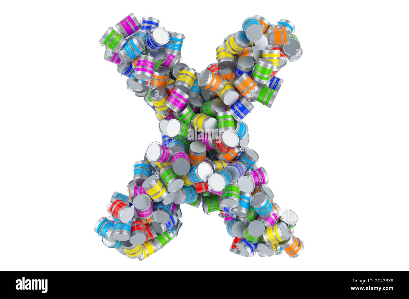 Letter x colored symbol hi-res stock photography and images - Alamy