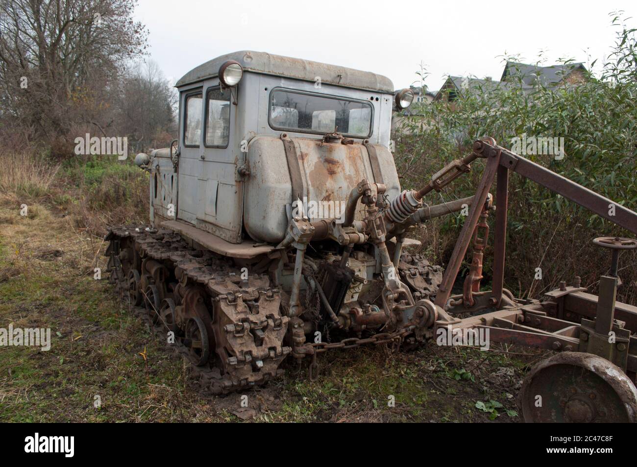Grey tractor hi-res stock photography and images - Alamy