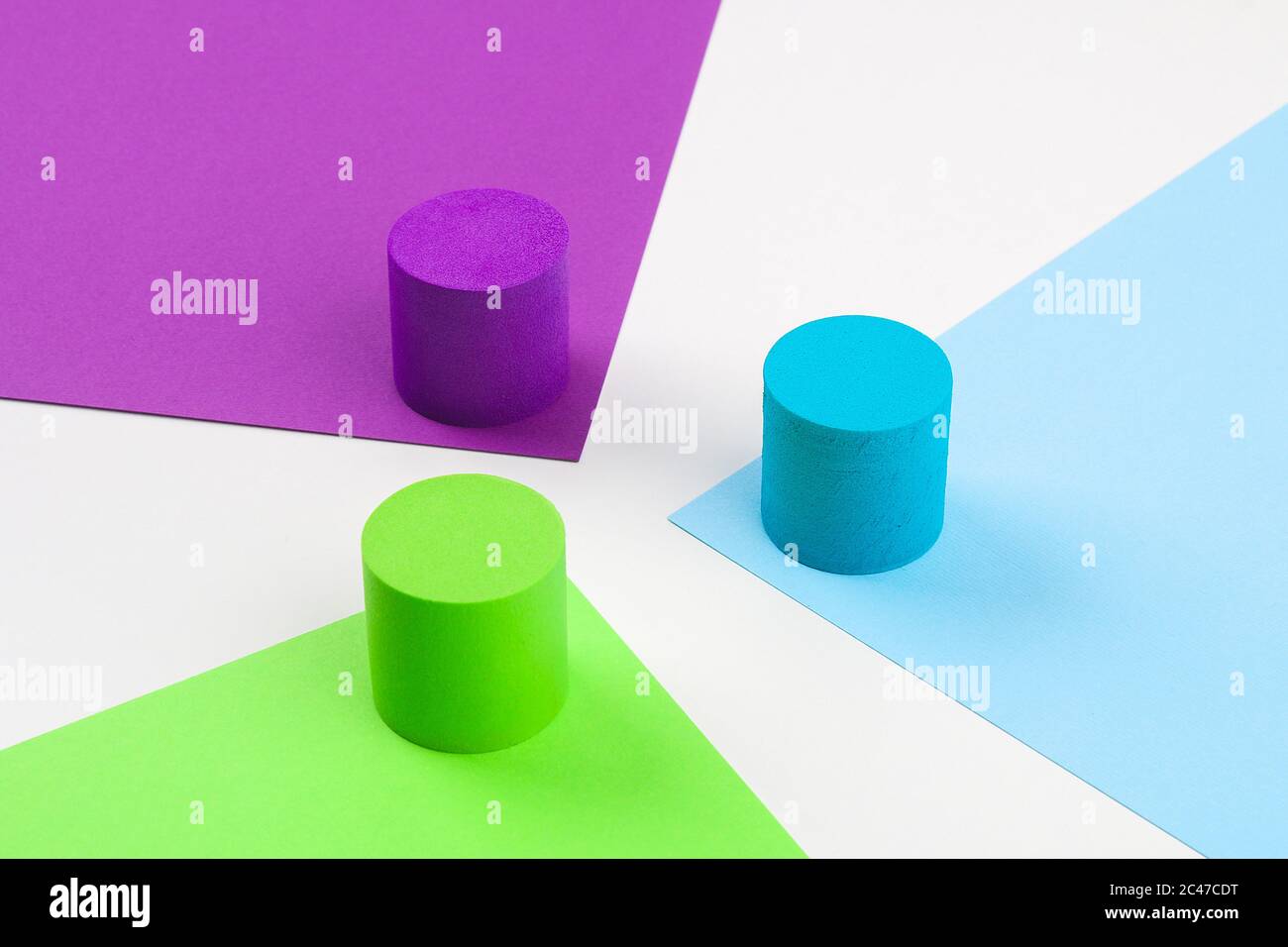 Colored paper in geometric. Bright color paper texture background ...