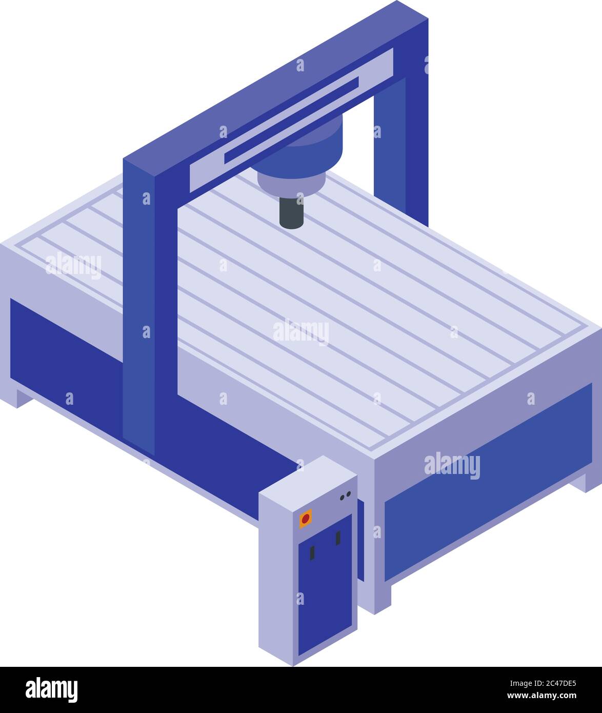 Milling machine icon, isometric style Stock Vector Image & Art - Alamy