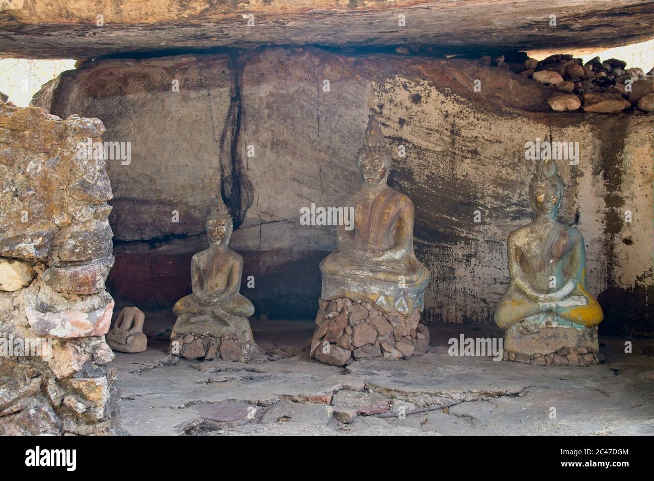 Phu Phra Bat Park, Rock formations formed by erosion Adopted Buddhist ...