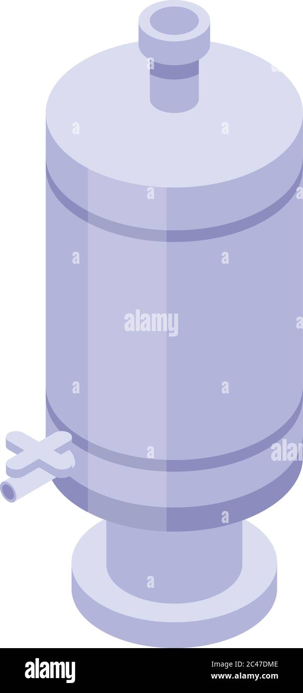 Steel wine tank icon, isometric style Stock Vector Image & Art - Alamy