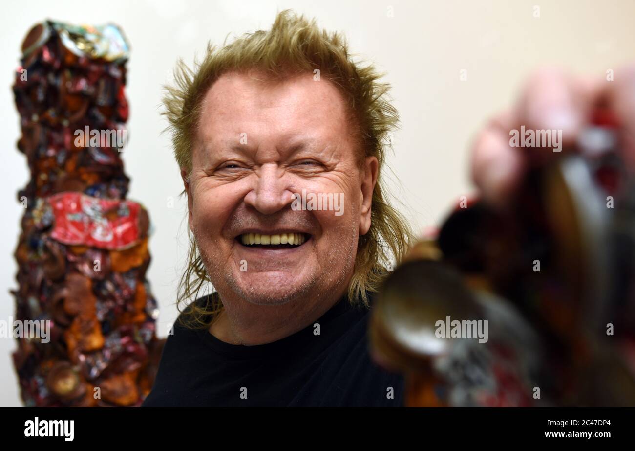 Duesseldorf, Germany. 24th June, 2020. The action artist HA Schult ...