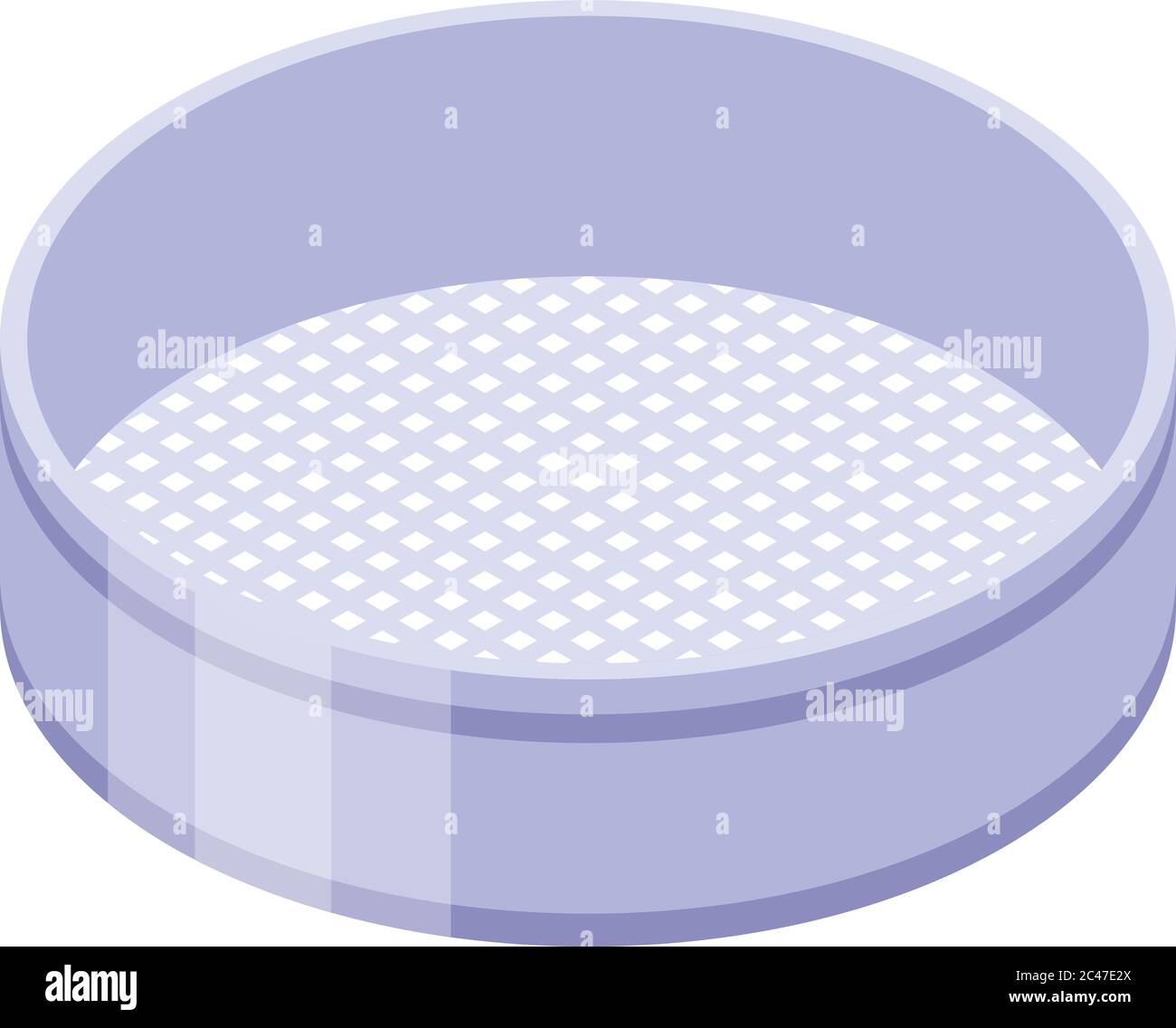 Old sieve illustration Stock Vector Images - Alamy