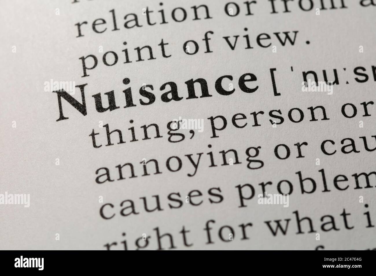 Nuisances hi-res stock photography and images - Alamy
