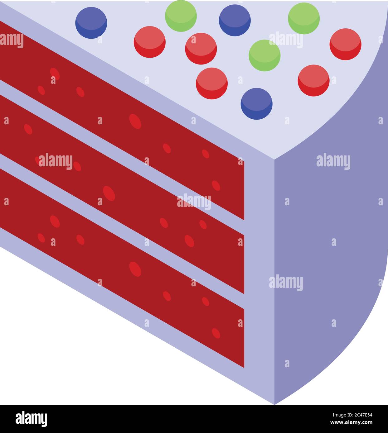 Sweet custard caramel pie Stock Vector Images - Alamy