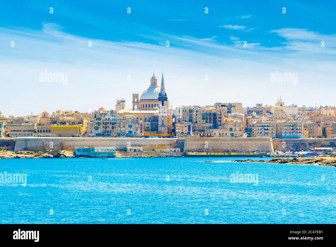 Traditional Maltese Balcony Valletta Malta High Resolution Stock ...