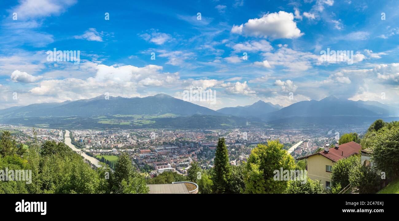 Aerial view of innsbruck hi-res stock photography and images - Alamy