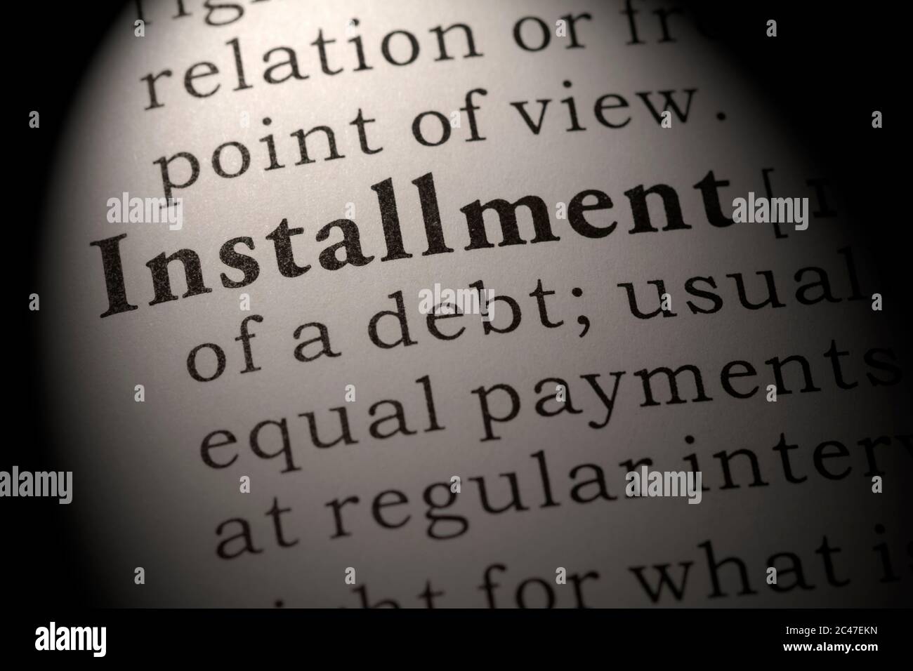 Installment hi-res stock photography and images - Alamy